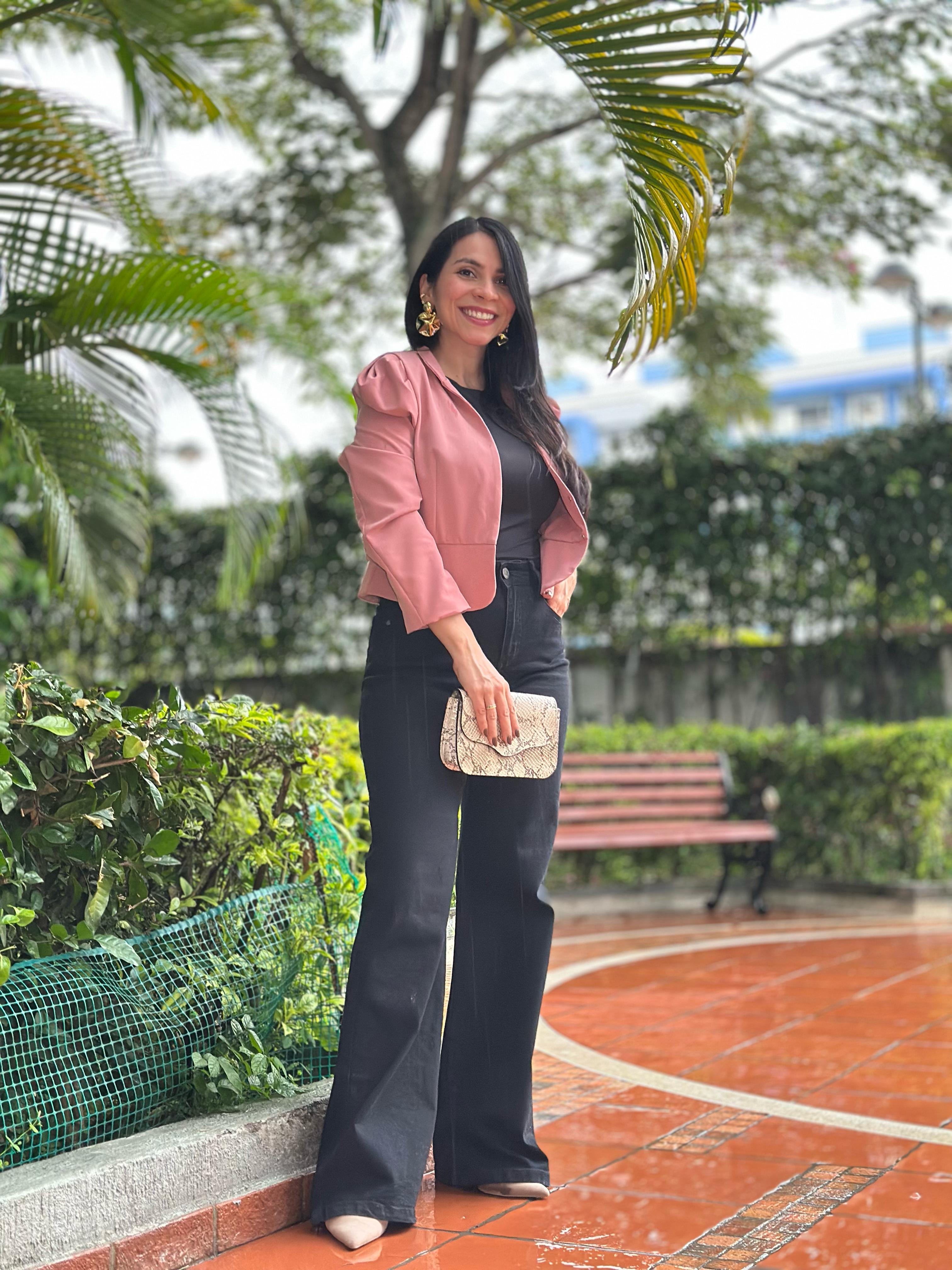 BLAZER AMAIA PALO ROSA