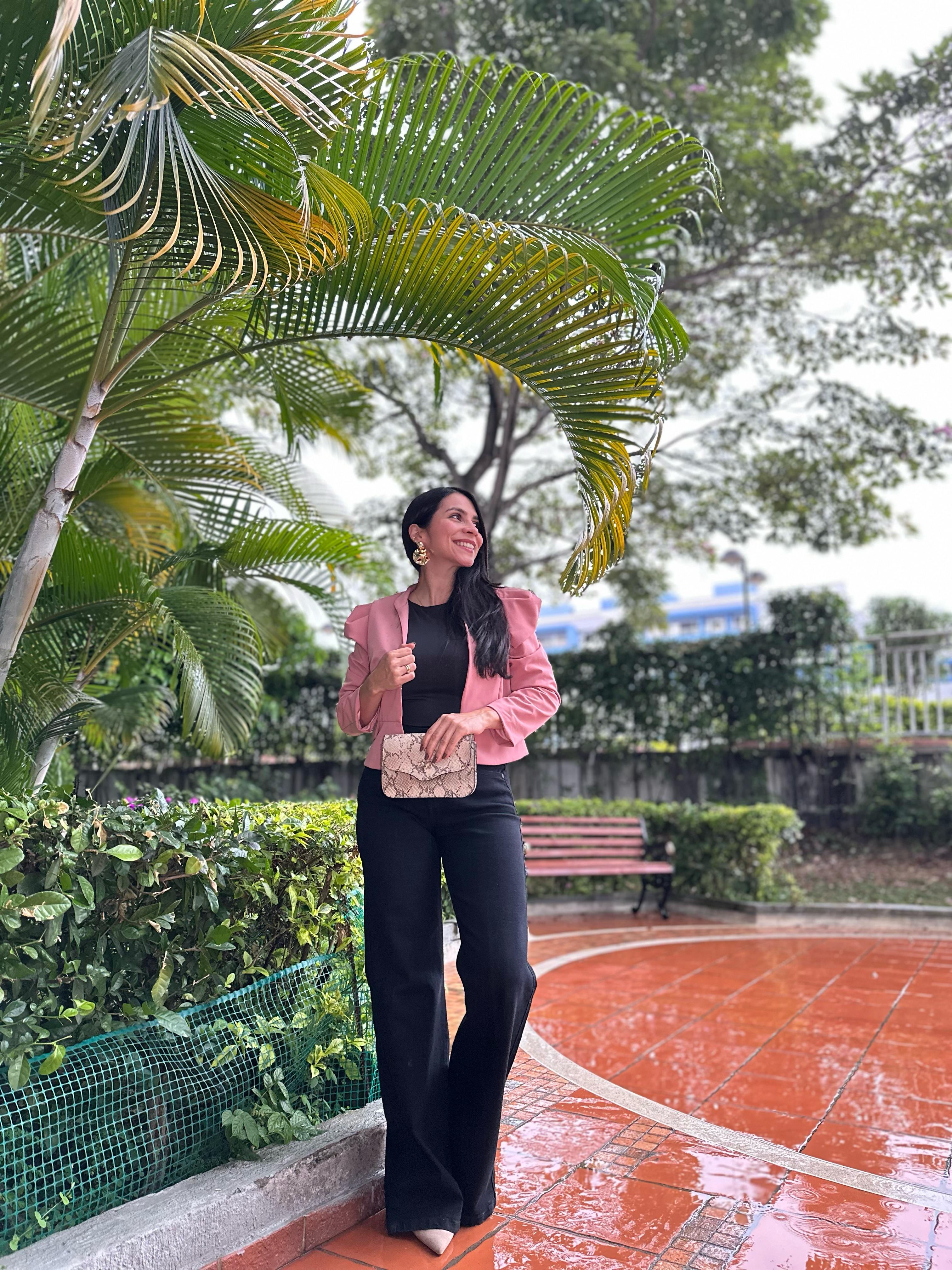 BLAZER AMAIA PALO ROSA